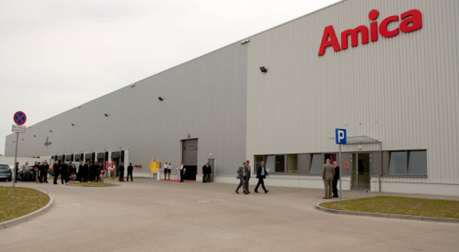 Amica wprowadziła się do nowego magazynu
