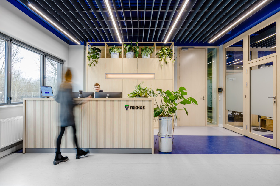 Nowe biuro TEKNOS w duchu eko. Zobacz realizację Interbiura