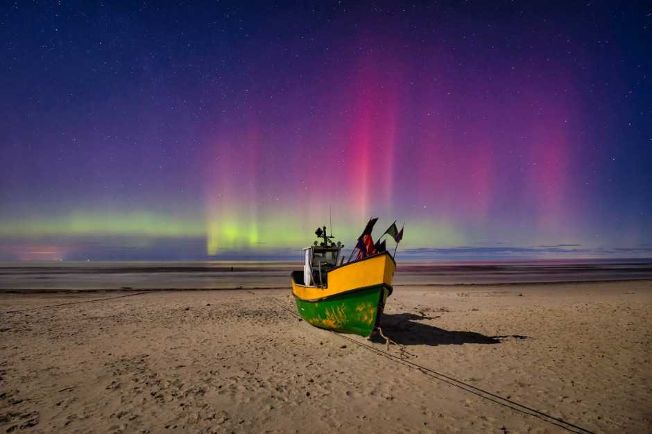 Burza geomagnetyczna: nad Polską zjawiskowe zorze