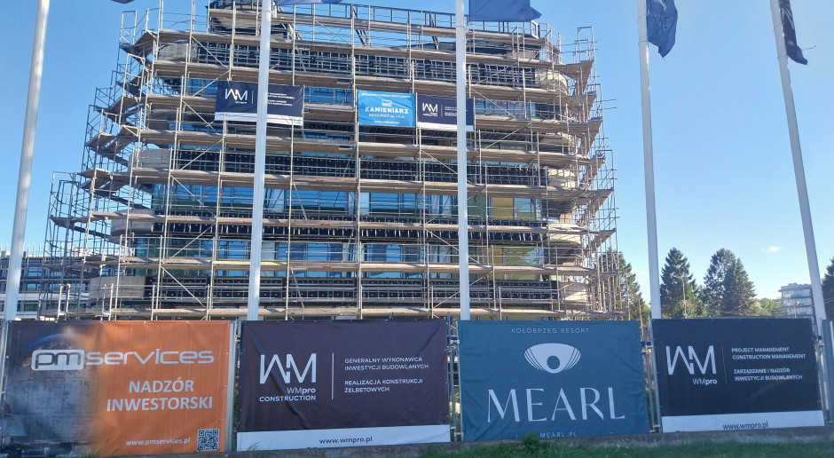 Na jakim etapie jest budowa hotelu Mearl Kołobrzeg? Mamy zdjęcia